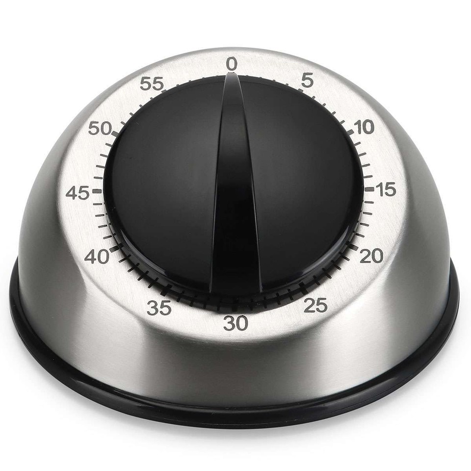 Mechanical Kitchen Timer 60min Countdown Cooking Wind Up Visual Alarm Reminder | eBay