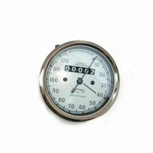 For Royal Enfield Replica Smiths White Face Speedometer 120 Mph | eBay