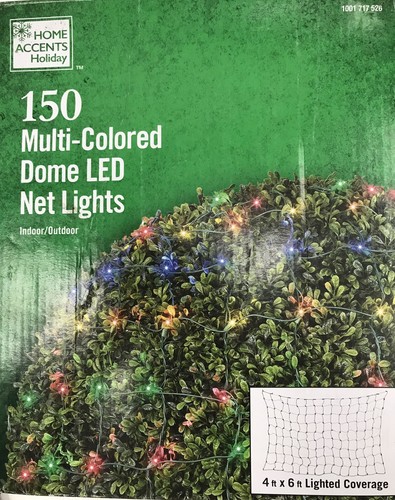 150 Multi-Color Dome LED Net Lights. Indoor/Outdoor | eBay
