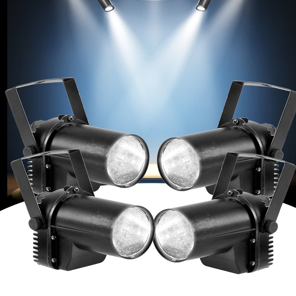 30W White LED KTV Stage Lighting Pin Spot Light Beam Spotlight DJ DISCO ...