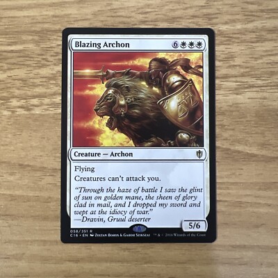 MTG Magic the Gathering Blazing Archon (58/392) Commander 2016 NM | eBay