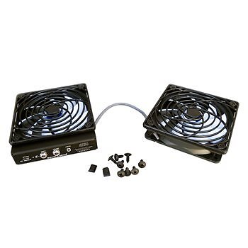 Penn Elcom Quiet Dual Fan Kit for Rack Servers and Wall Mount Racks ...