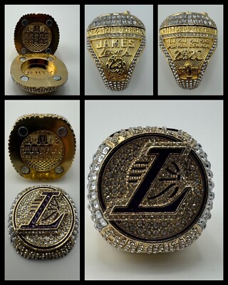 2020 LAKERS CHAMPIONSHIP RING REPLICA HIGH QUALITY LEBRON JAMES | eBay