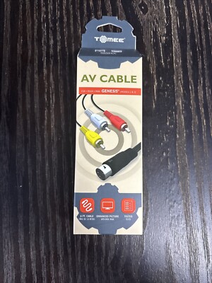 Tomee M05065 AV Cable for Sega Genesis 2/3 813048013686| eBay