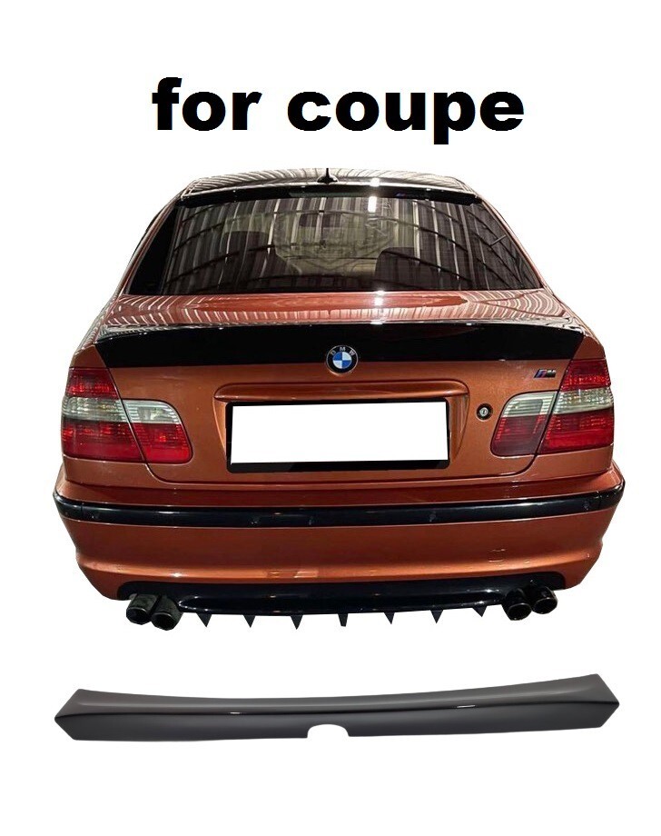 bmw E46 trunk Spoiler CSL M3 bmw e46 COUPE Spoiler lip csl style 2 ...