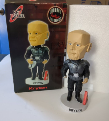 Red Dwarf Kryten Hand Painted Mini Icons Bobblehead Figure RARE TV Show ...