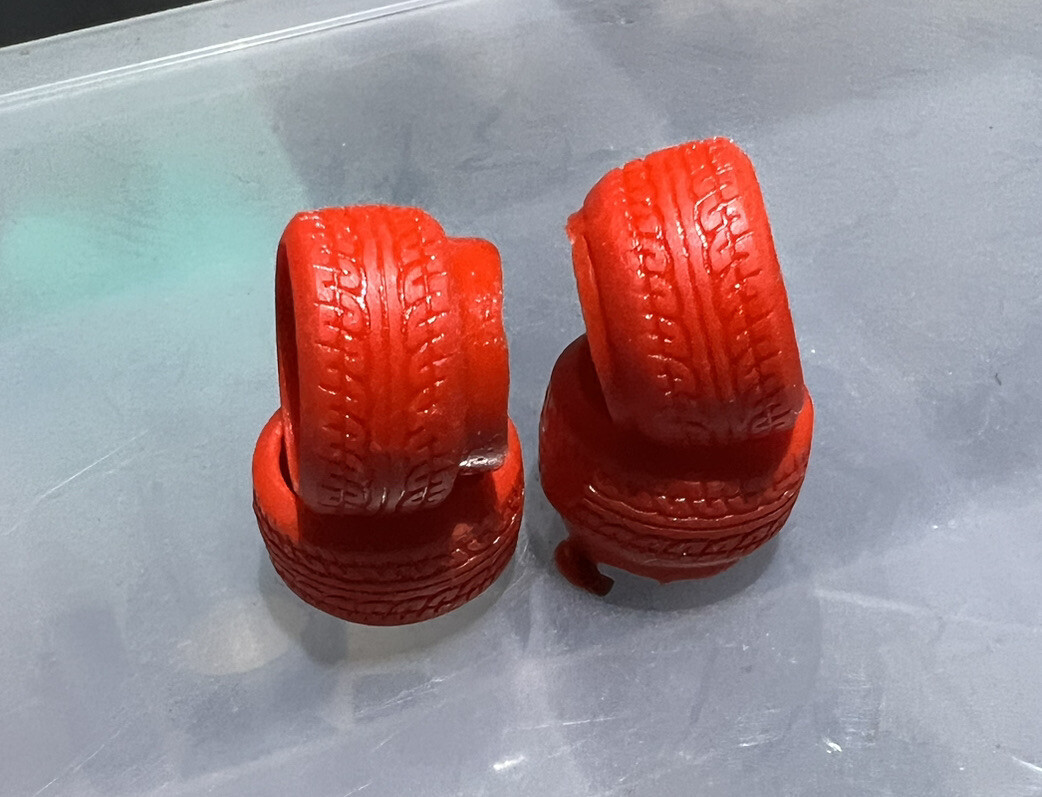 1/24 scale Model Car Tires (red) | eBay