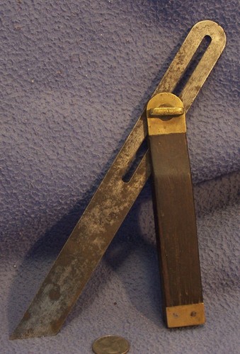 H Disston & Sons 10 in sliding T Bevel square Decorative with brass ...