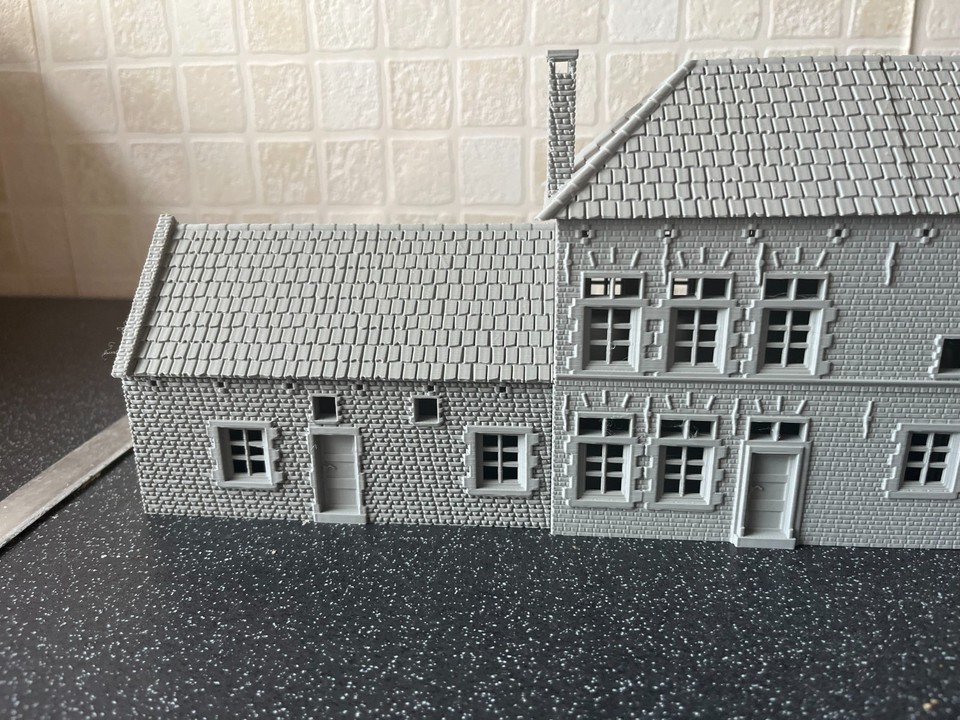 3D PRINTED MODEL OF HOUGOUMONT COMPLETE COMPLEX 20MM/1/72 SCALE | eBay UK