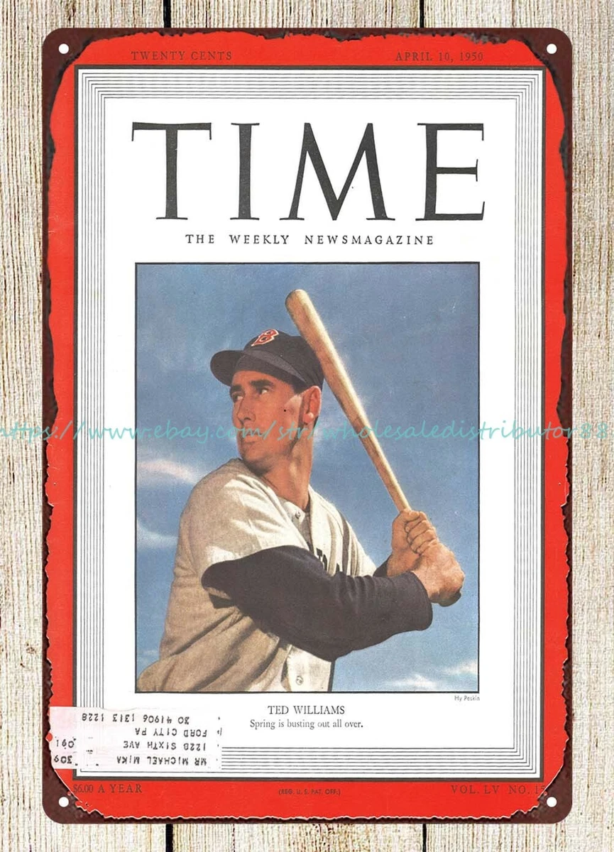 Ted Williams Baseball Player Number