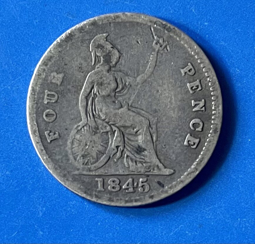1845 Great British Four Pence. PLEASE READ POSTAGE DETAILS. 2 | eBay