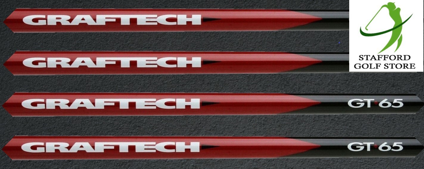 GRAFTECH GT 65 Graphite Iron Golf Shafts Set .370" Tip Combo Flex A/L ...