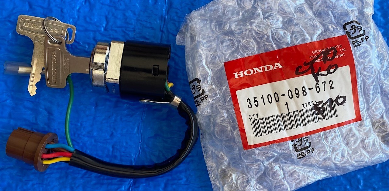 Honda CT70 CT70H K1 New Ignition Switch with Keys | eBay