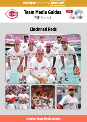 Cincinnati Reds Team Media Guides 1939-2024 Collection of 39 PDFs USB ...