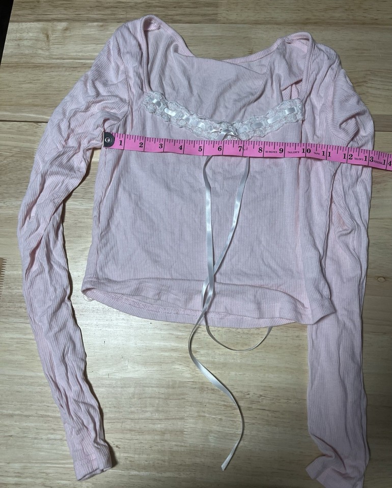 Temu Women’s Small Pink Clothes Lot 6 Pieces Crop Tops And A Skirt Set ...