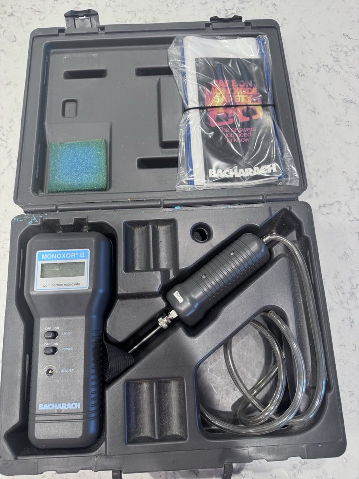VINTAGE BACHARACH ELECTRONIC GAS ANALYZER MONOXOR II PPM CARBON ...
