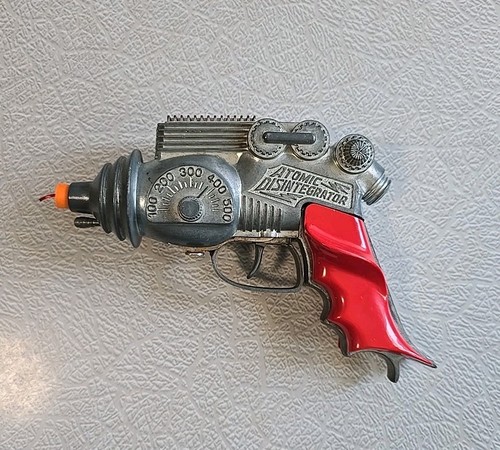 WORKING VINTAGE HUBLEY ATOMIC DISINTEGRATOR CAP RAY TOY SPACE PISTOL | eBay