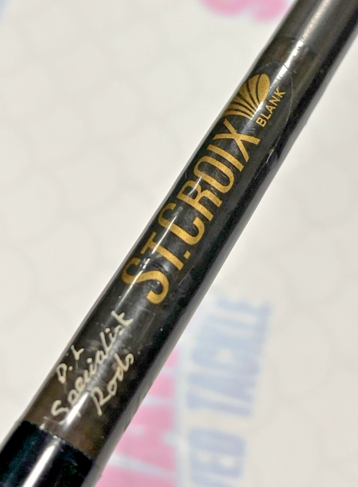 Dave Lumb Pike Rod Fishing custom built st Croix usa blank 7ft ...