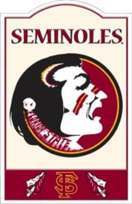 Florida State Seminoles 11"x17" Metal Nostalgic Sign [NEW] NCAA Wall ...