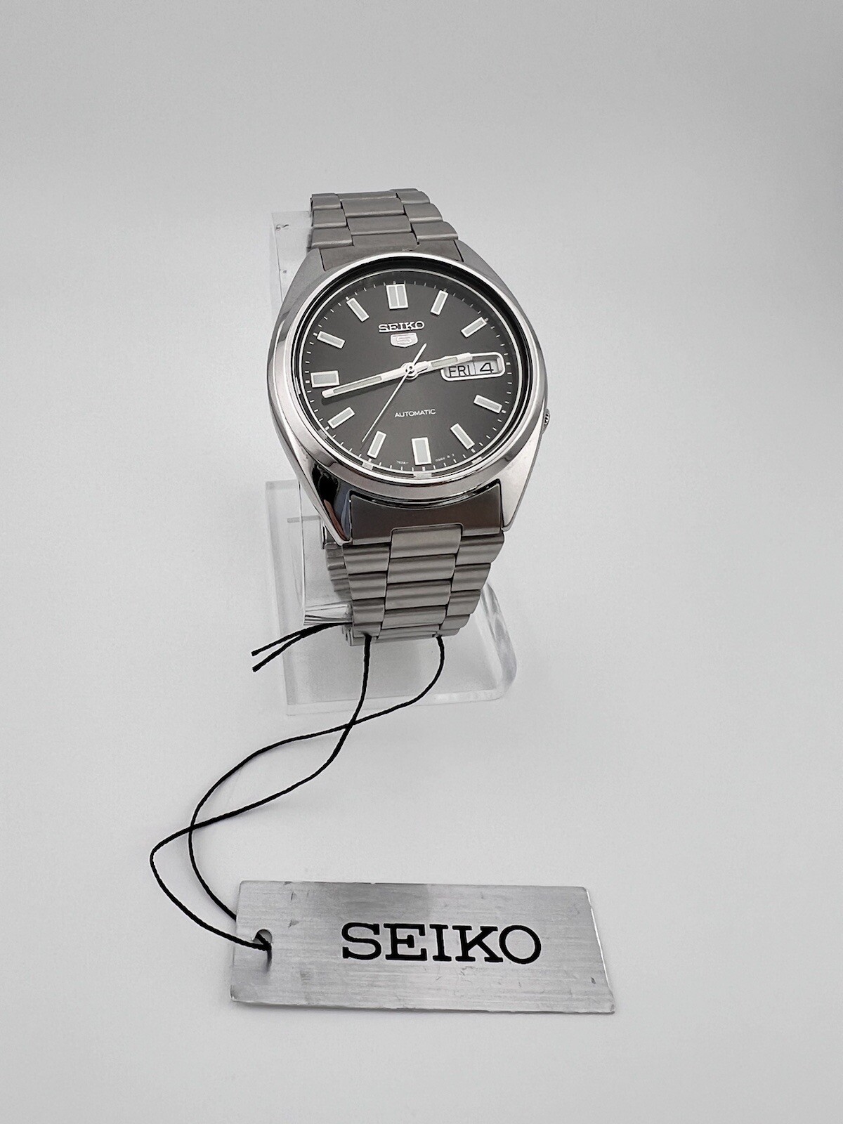 Seiko 5 Automatic Black Dial Stainless Steel Men's Watch SNXS79K