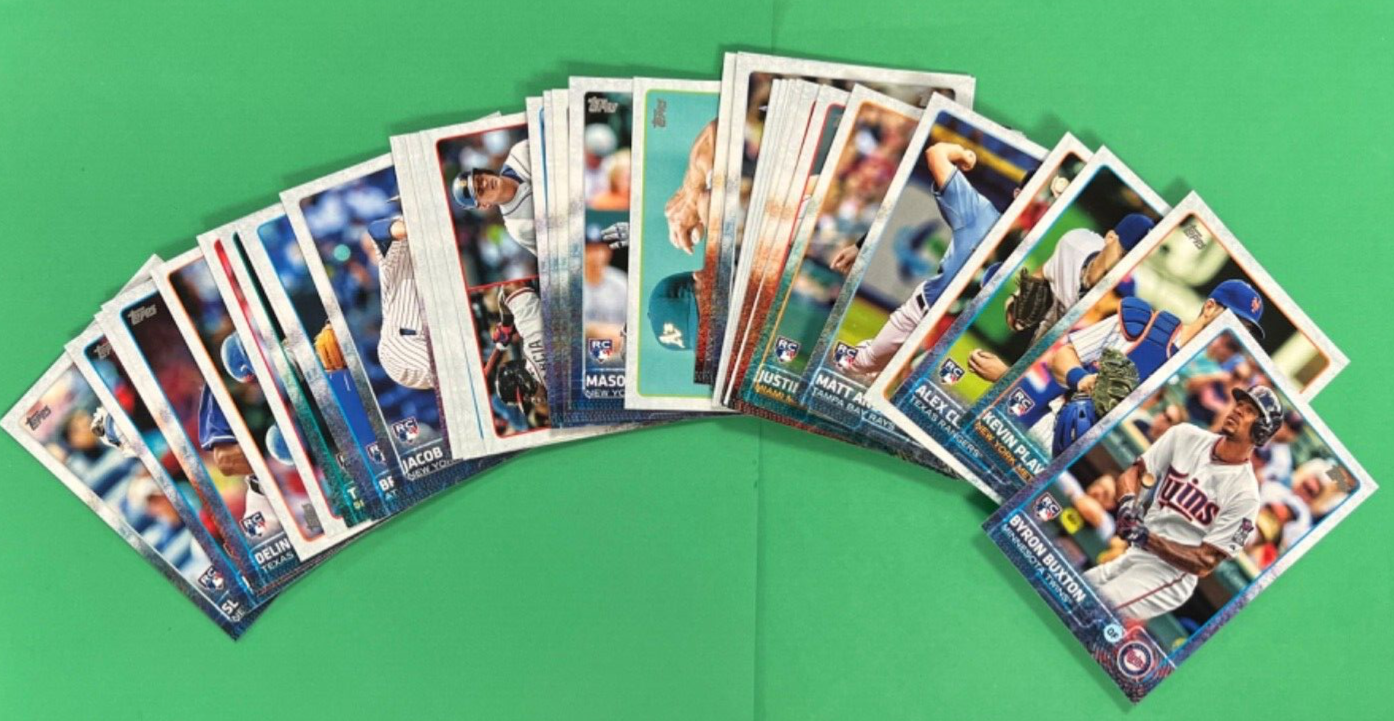 LOT OF (85) 2015 TOPPS UPDATE BASEBALL ROOKIE CARDS RC BUXTION, CORREA ...