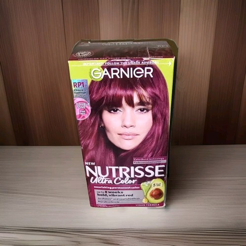 Garnier Nutrisse Ultra Bold Hair Color Creme Dye Red Cherry Flamingo ...