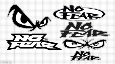 No Fear Motocross 5 Pc Hq Water Resistant Decal Sticker | eBay