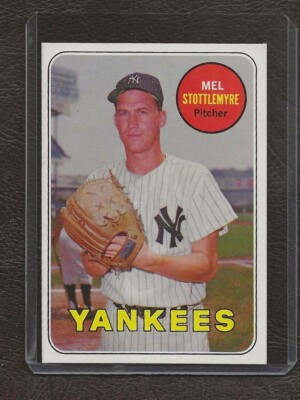 1969 Topps Baseball #470 Mel Stottlemyre, New York Yankees, NM! | eBay