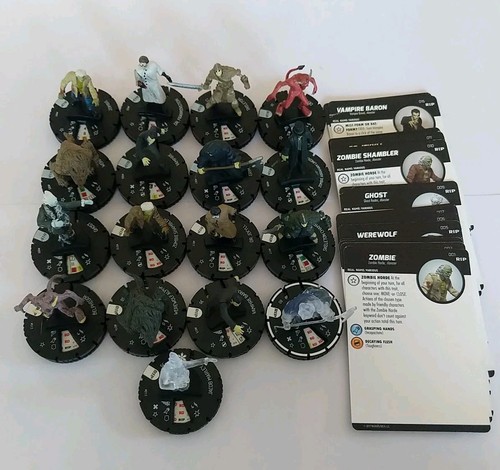 HEROCLIX UNDEAD GRAVITY FEED Complete CUR SET 001-017 | eBay