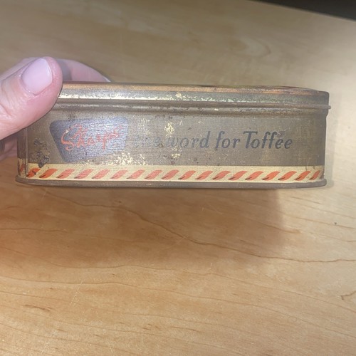 VINTAGE EDWARD SHARP & SONS LTD. TOFFEE TIN W/ KITTENS ON LID - ENGLAND ...