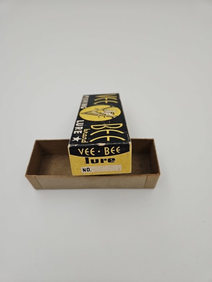 Vintage Empty Vee Bee Fishing Lure Box Shur Strike | eBay