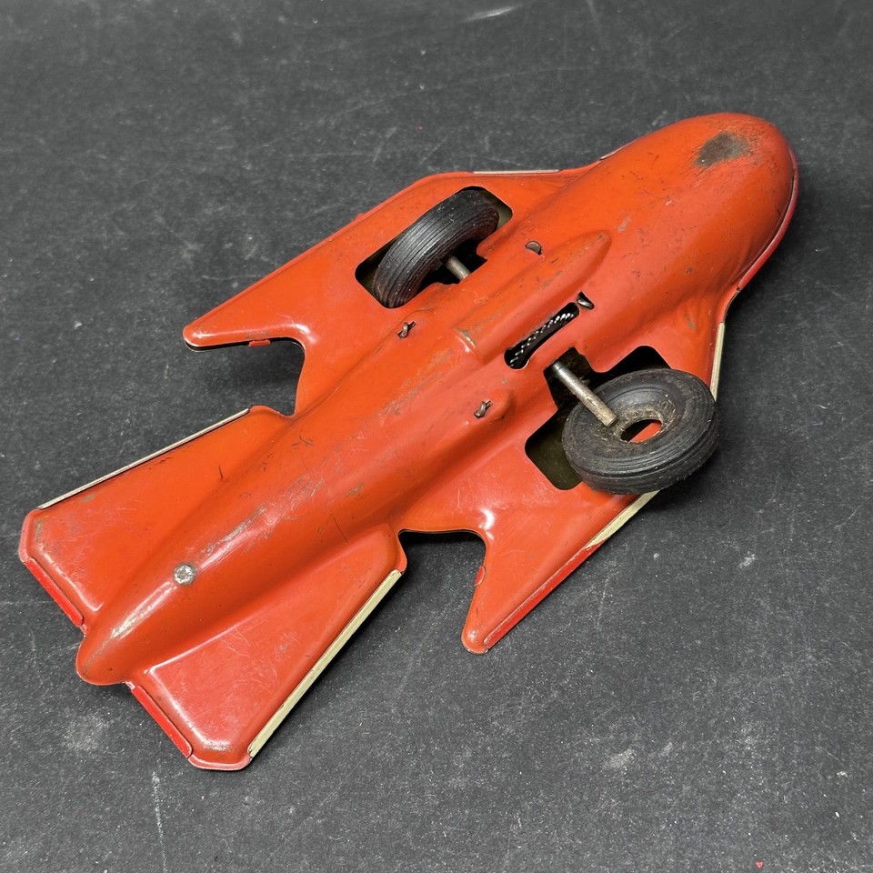 Space Rocket Space Ship 305 Automatic Toy Company 1950s Tin Toy ...