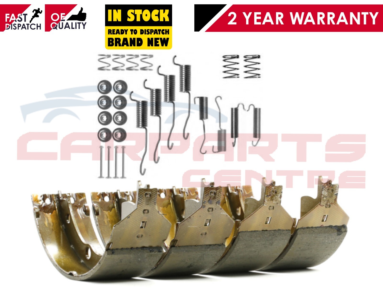 FOR LDV CONVOY 2.5D 3.1 3.5 TON TWIN WHEEL REAR BRAKE SHOES FITTING KIT ...