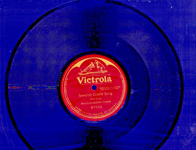 10" Victrola Single Sided Record 78 RPM Alma Gluck: Swedish Cradle Song ...