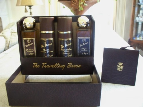 Vintage The Baron Travel Cologne After Shave & More Boxed Set by Evyan ...