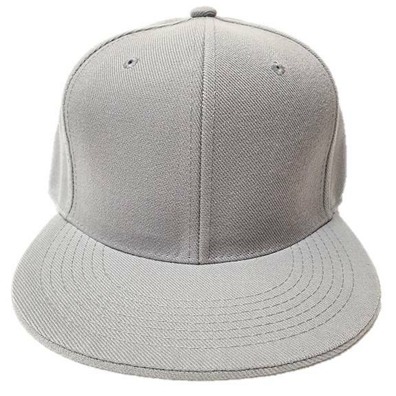 Original Plain Snapbacks Hats Flat Bill Caps [ Hatco ] Solid Colors ...