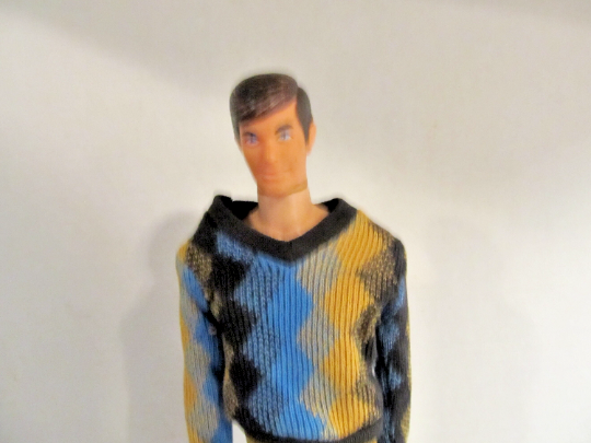 Vintage 1960 Ken Fun On Ice Hawthorne CA Mattel Painted Hair Doll ...