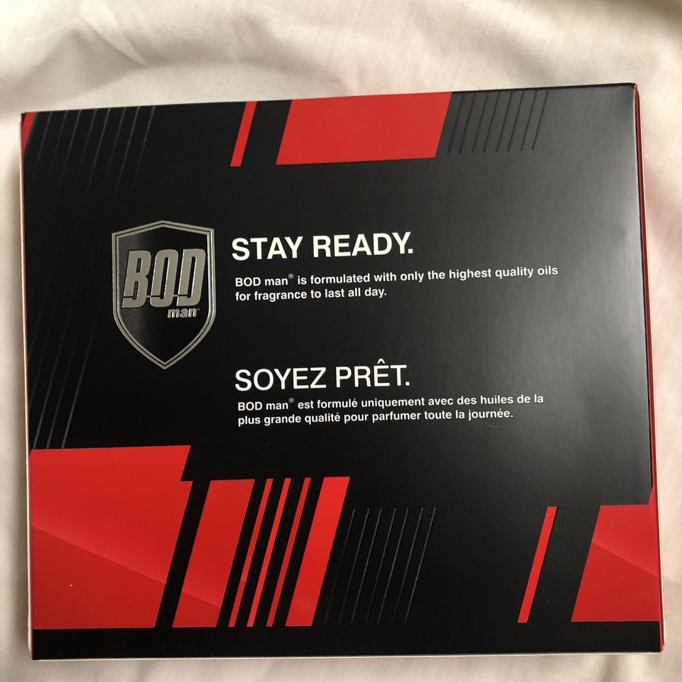 BOD Man Body Spray 3 Pak Gift Pack Set 1.8 Fl Oz, “Most Wanted, Black ...