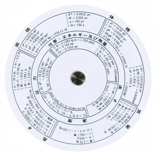 Concise 27N Circular Slide Rule 100805 Ruler Diameter 84mm From Japan ...