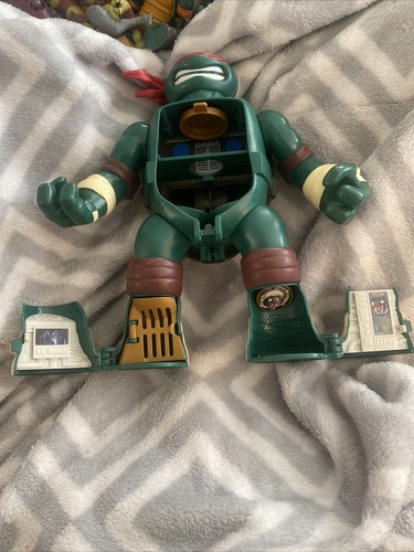 2016 Viacom TMNT Micro Mutants Ralphaels 10" Train & Battle Playset No ...