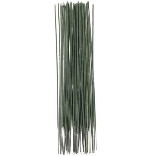 50 Pcs Diy Making Flower Stem Flower Pole Wire Plastic Floral Stems ...