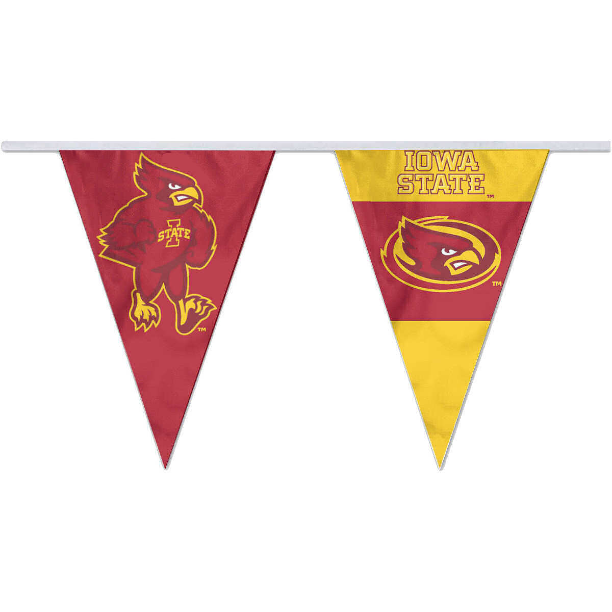 Iowa State University Pennant Flags On A String | eBay