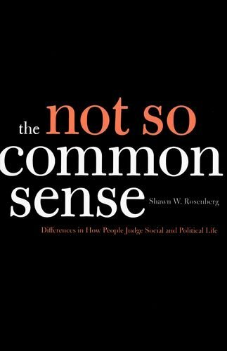 The Not So Common Sense : Differences in How People Judge Social and ...