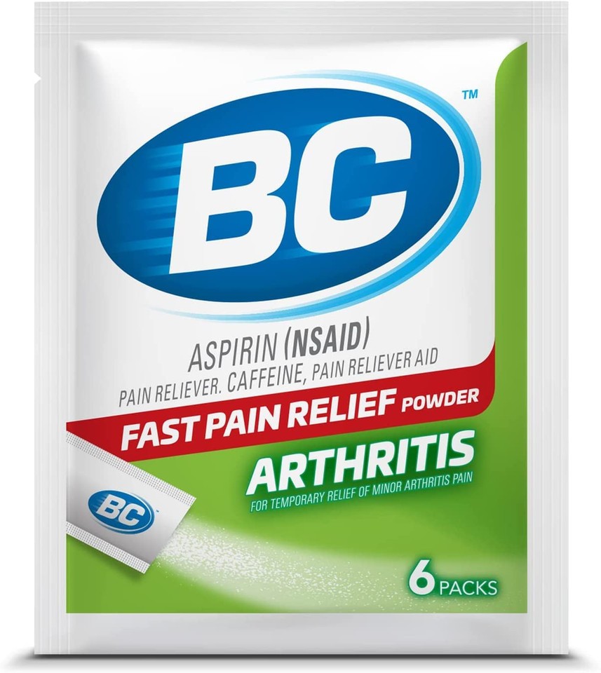 Bc Arthritis Formula Pain Reliever Powders 6 ea (Pack of 12) | eBay