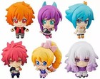 Trading figure set of 6 types Chara Fortune series Aquarion EVOL ...