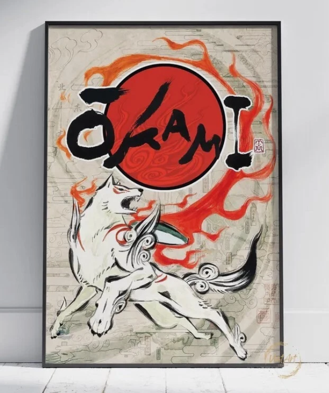 Okami Poster | Amaterasu Wall Art 3 | eBay
