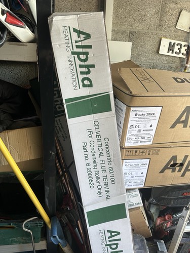 Alpha Vertical Flue Terminal | eBay UK