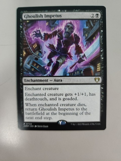 MTG Ghoulish Impetus Commander Masters 0732 Regular Rare for sale ...