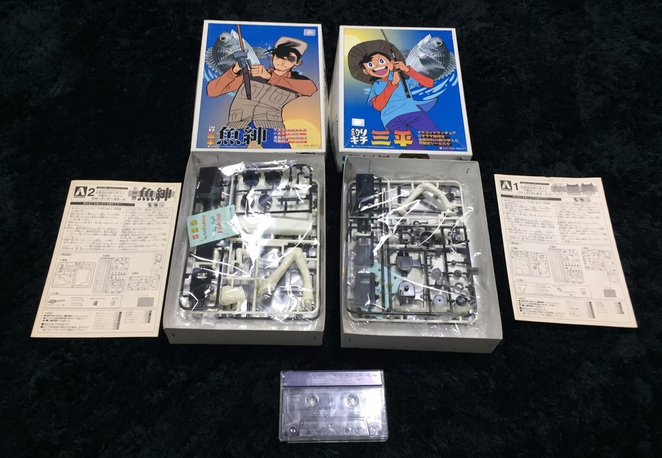 Japanese Anime Tsurikichi Sanpei Fishing Boy Sanpei & Gyoshin 2 PCS SET ...