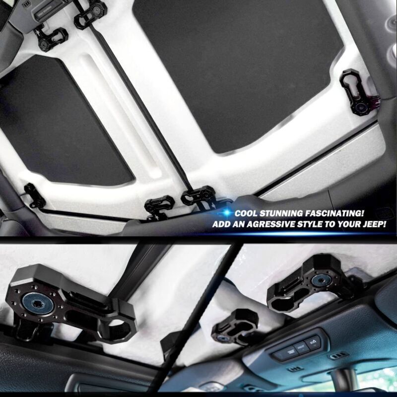 Freedom Top L-Shaped Roof Locks Latches Locks for Jeep Wrangler JK JKU ...